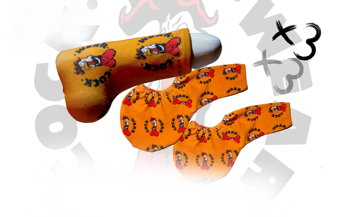 CockWear™ - Yellow Willy Warmers. Buy This 3-Pack Now